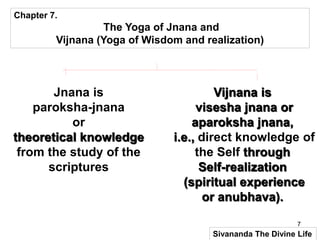 Bhagvad Gita Chapter 7 (Revised 2021),Jnana-Vijnana Yoga (The yoga of ...