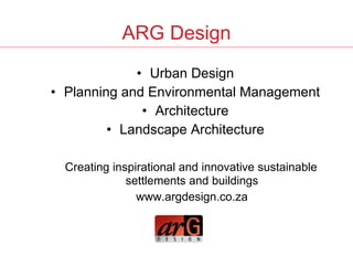 Building and Landscape Design Philippi Local Area Development Framework ...