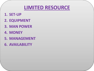 LUNG CANCER MANAGEMENT IN LOW RESOURCE SETTINGS | PPTX