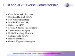 Helios in Action: Git at Eclipse | PPT