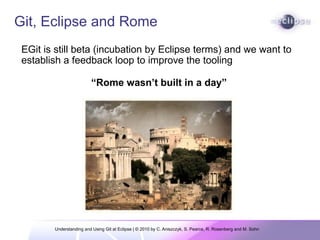 Helios in Action: Git at Eclipse | PPT
