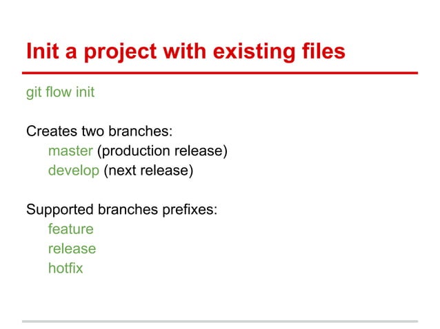 Git and git flow | PPT