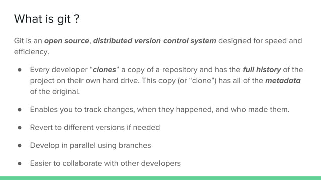 Introducing Git and git flow | PPT
