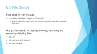 Intro to Git and Github | PPT