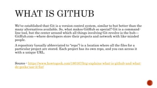 Git and Github | PPT