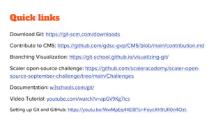 GDSC - GVPCE -Workshop on Git and GitHub | PPT
