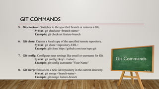 Git and GitHub PowerPoint Presentation** | PPTX