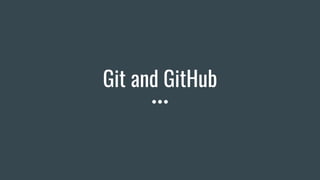 Git and GitHub | PPT