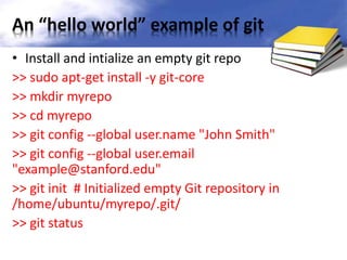 Git and github introduction | PPT