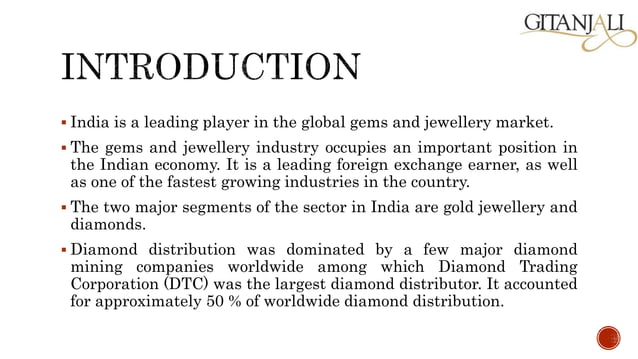 Gitanjali – a gem in india’s crown | PPTX