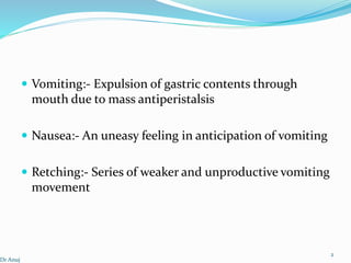 ANTIEMETICS AND PROKINETIC AGENTS | PPTX