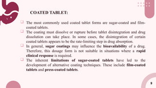 GIT Absorption : Roles of dosage form in absorption, Dissolution ...