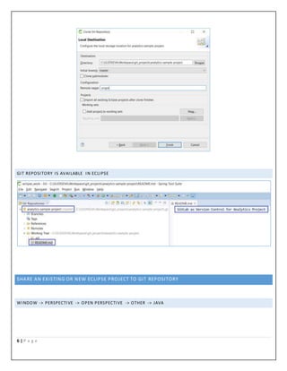 Git as version control for Analytics project | DOCX