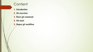 Git basic and workflow | PPT