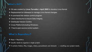 Git basics for beginners | PPT