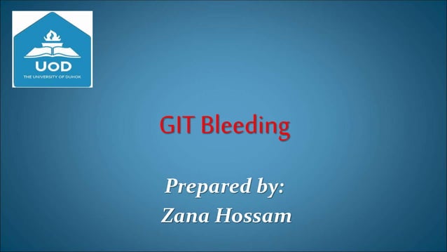 Git bleeding 2 | PPTX | Digestive Disorders | Diseases and Conditions
