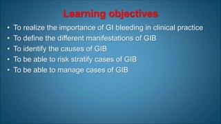 Git bleeding 2 | PPTX | Digestive Disorders | Diseases and Conditions