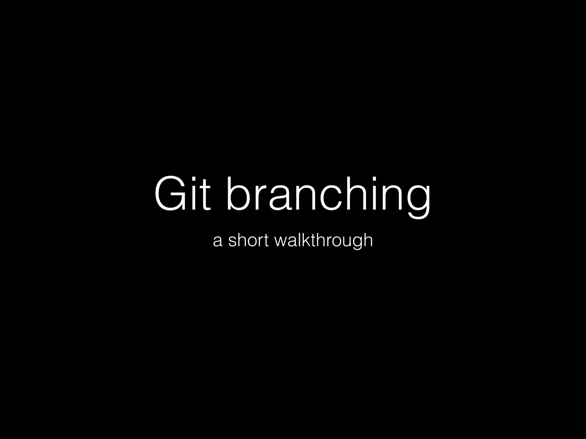 Git branching | PPT