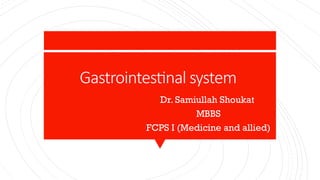 Gestro intestinal Track anatomy ppt digestive system BSN nursing | PPTX