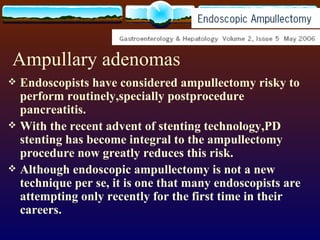 Gastrointestinal endoscopic Case Periamp Cancer. | PPT