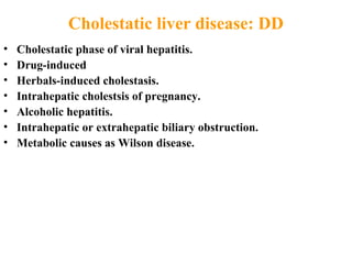 GIT cholestatic liver diseases | PPT