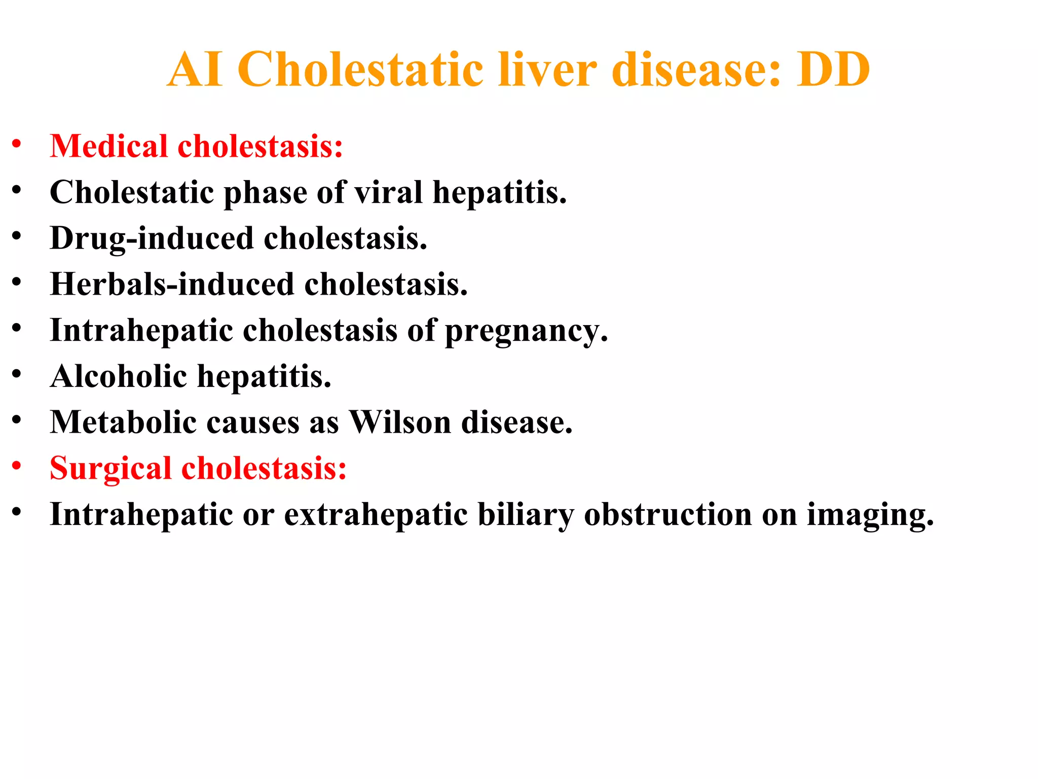 GIT 4th cholestatic liver diseases 16. | PPT