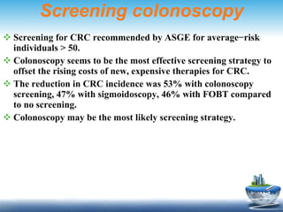 Git Colonoscopy For Tumors0307. | PPT | Cancer | Diseases and Conditions