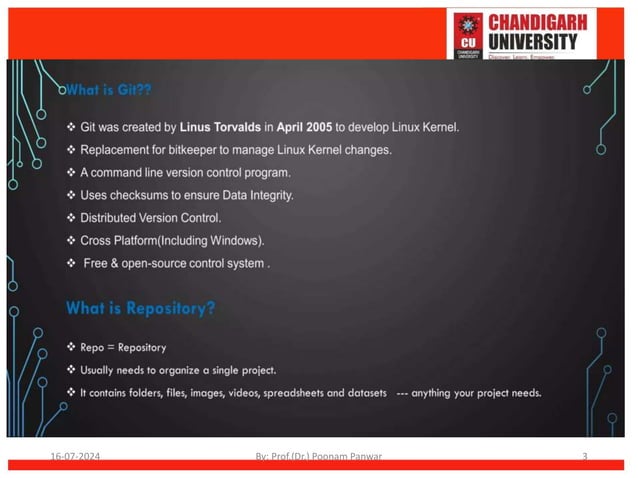 Basic Git Commands And Their Usage In Git Ppt