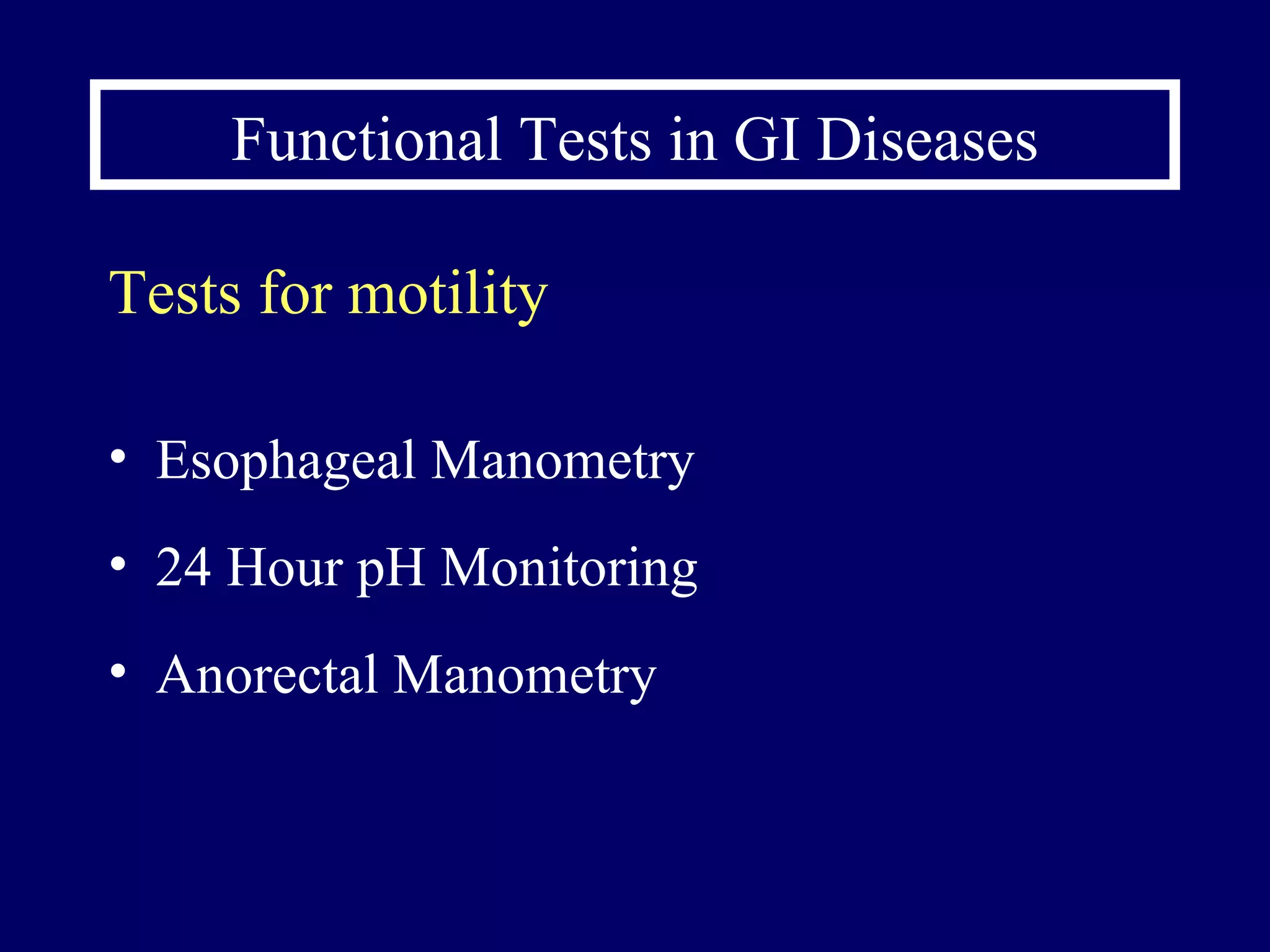 Git Diagnostic Tests. | PPT