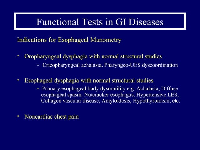 Git Diagnostic Tests. | PPT | Digestive Disorders | Diseases and Conditions