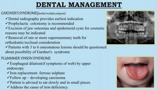 dental management of Git disease patient | PPTX