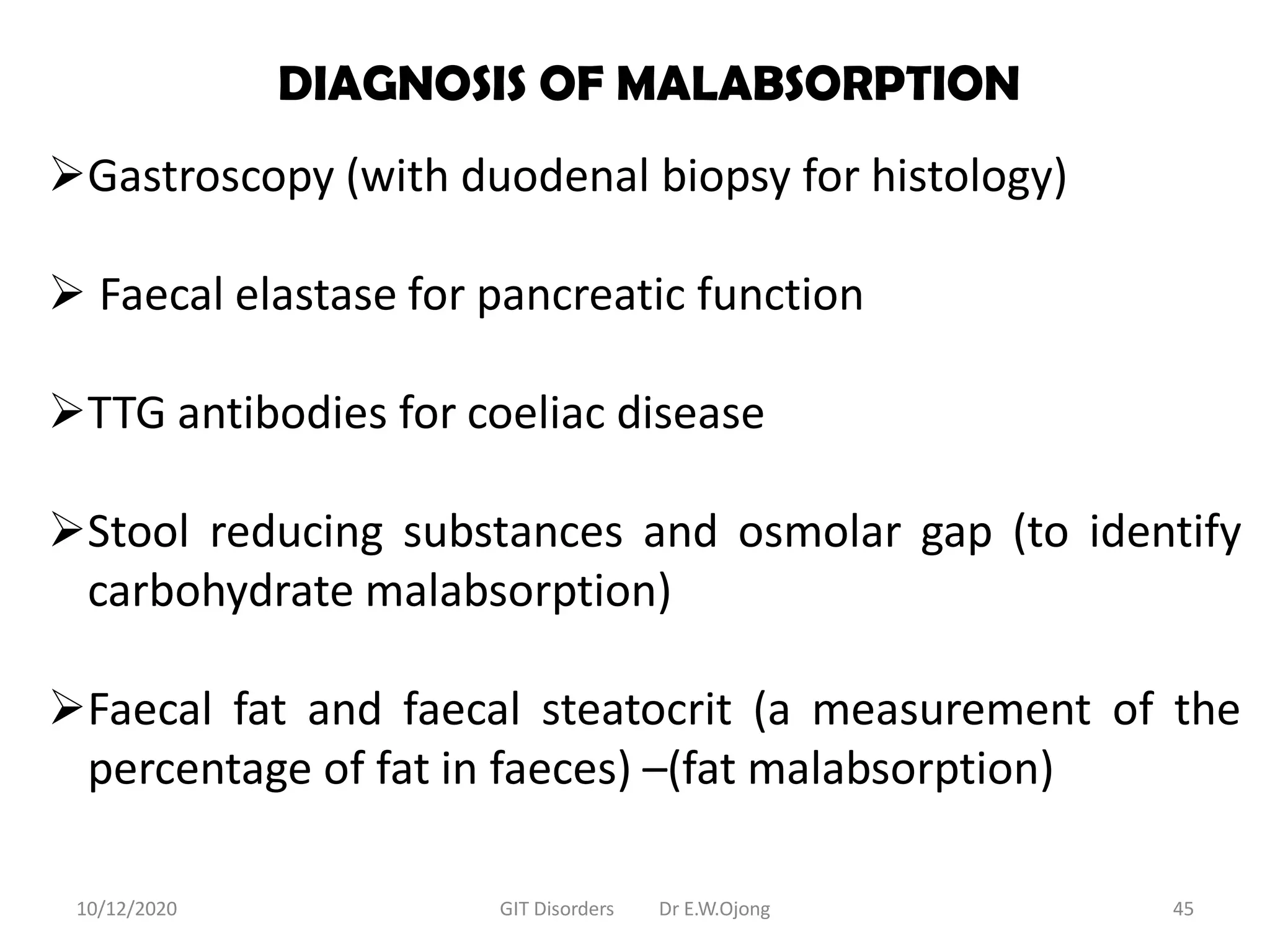 GIT Disorders.pdf | Digestive Disorders | Diseases and Conditions
