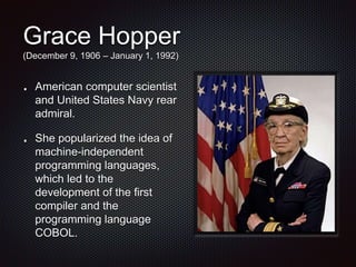 Gitech 2019 the secret history of women in coding | PPT