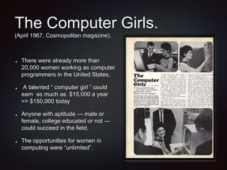 Gitech 2019 the secret history of women in coding | PPT