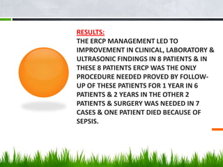 GIT ERCP in IBRH. | PPTX