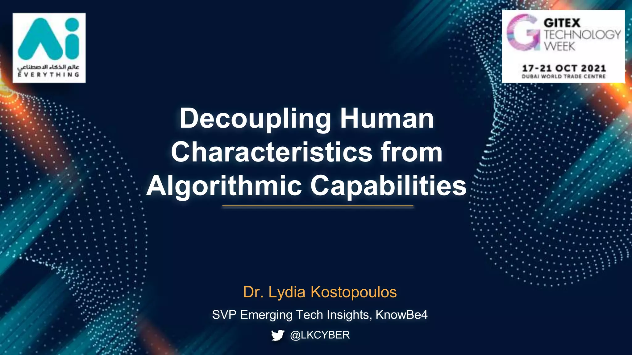 Decoupling Human Characteristics from Algorithmic Capabilities | PPT