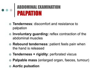 GASTROINTESTINAL EXAMS, ASSESSMENT TECHNIQUE | PPT