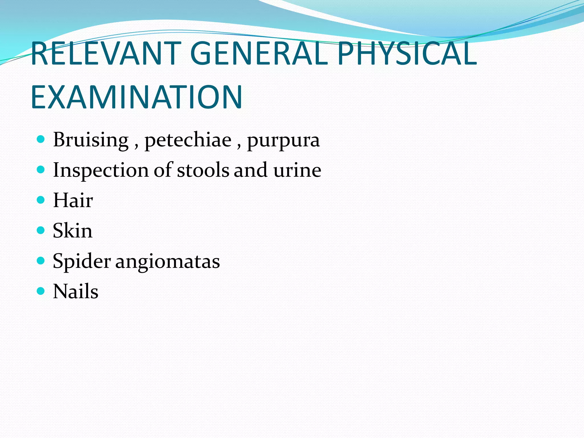 Git examination pediatrics awais | PPTX