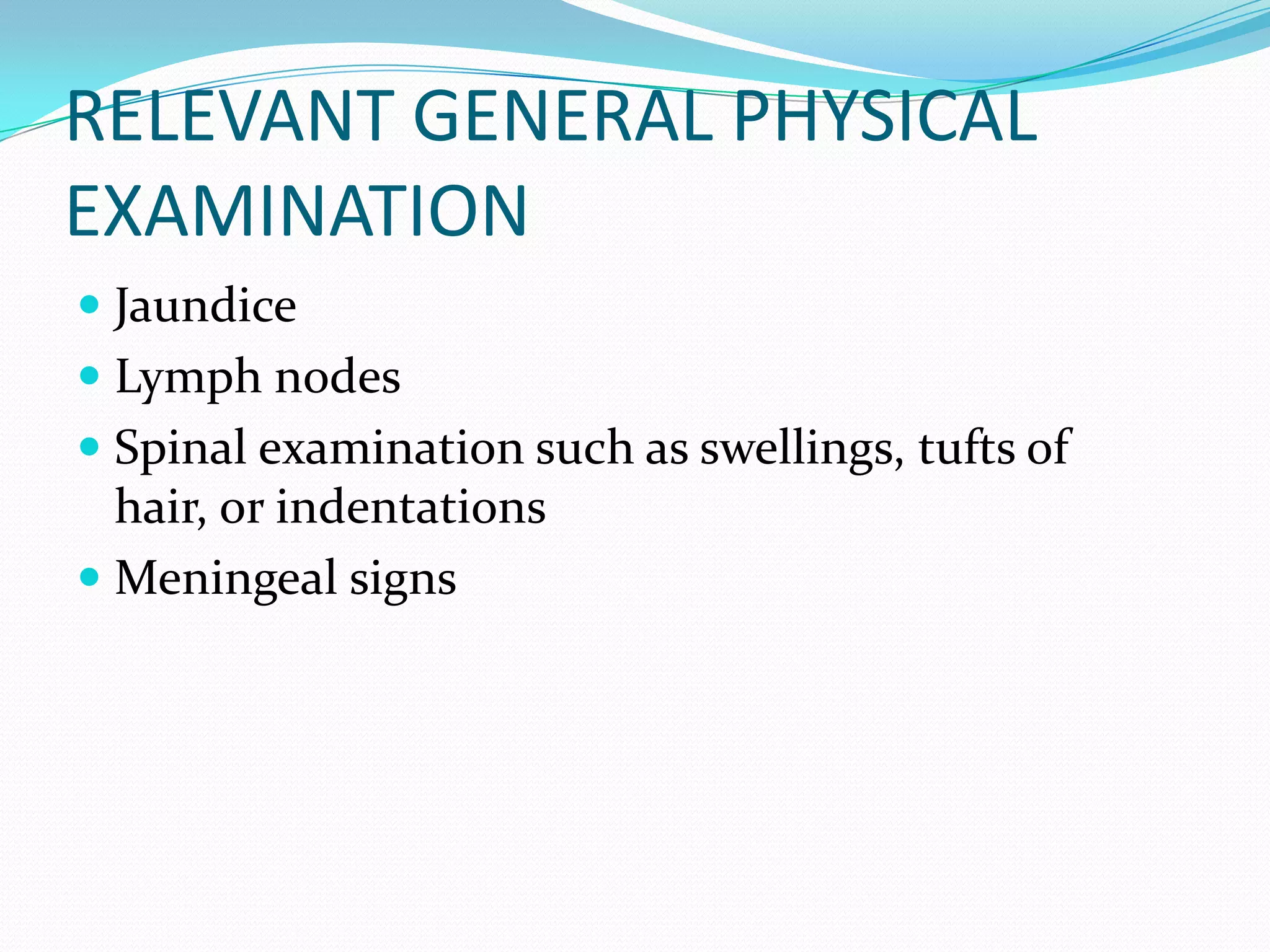 Git examination pediatrics awais | PPTX