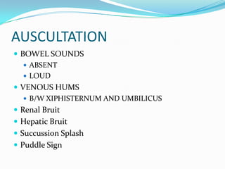 Git examination pediatrics awais | PPTX