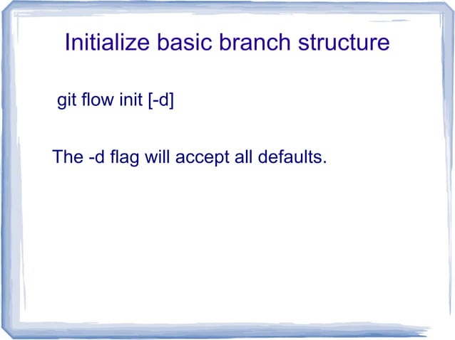 Git flow Introduction | PPT