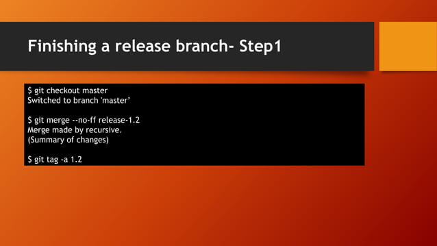 Gitflow - Branching and Merging Flow for Git | PPT
