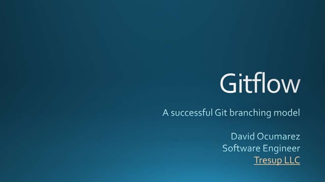 Gitflow. A successful Git branching model. | PPTX