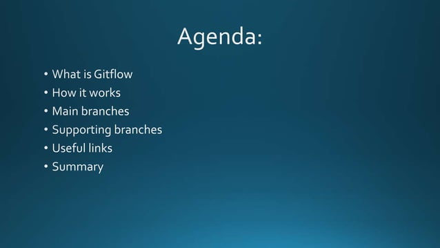 Gitflow A Successful Git Branching Model Pptx Technology And Computing