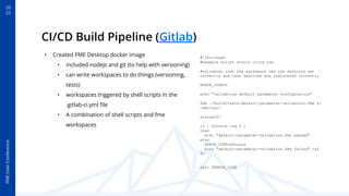 Gitflow with FME and Autobuilding a Project with the Gitlab Build ...