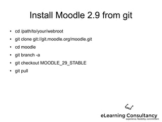 Git for Moodle Administrators | PPT