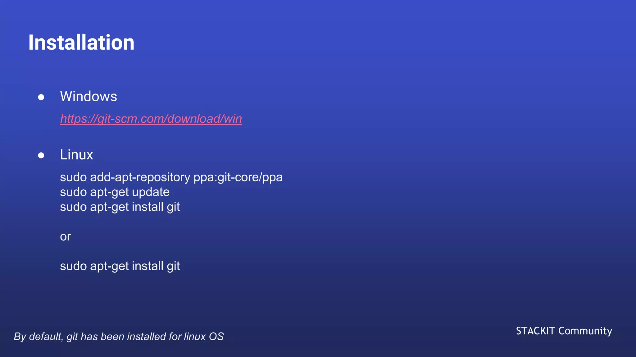 Introduction to GIT versioning | PPT