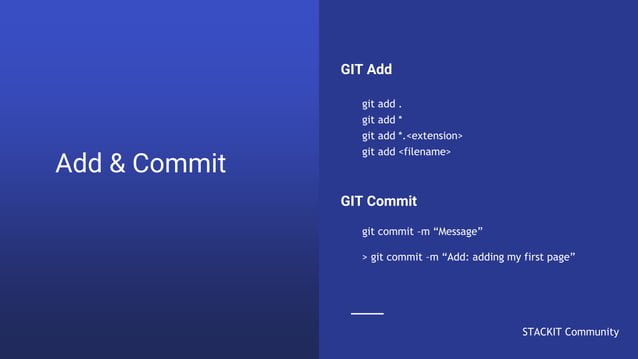 Introduction to GIT versioning | PPT