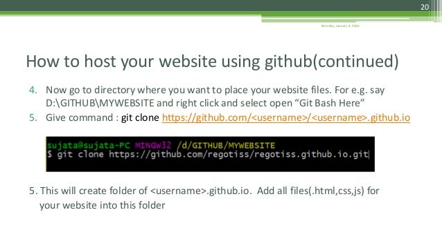 Gitgithubhow To Host Using Github 
