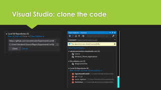 Git, gitHub, Azure and Visual Studio | PPT